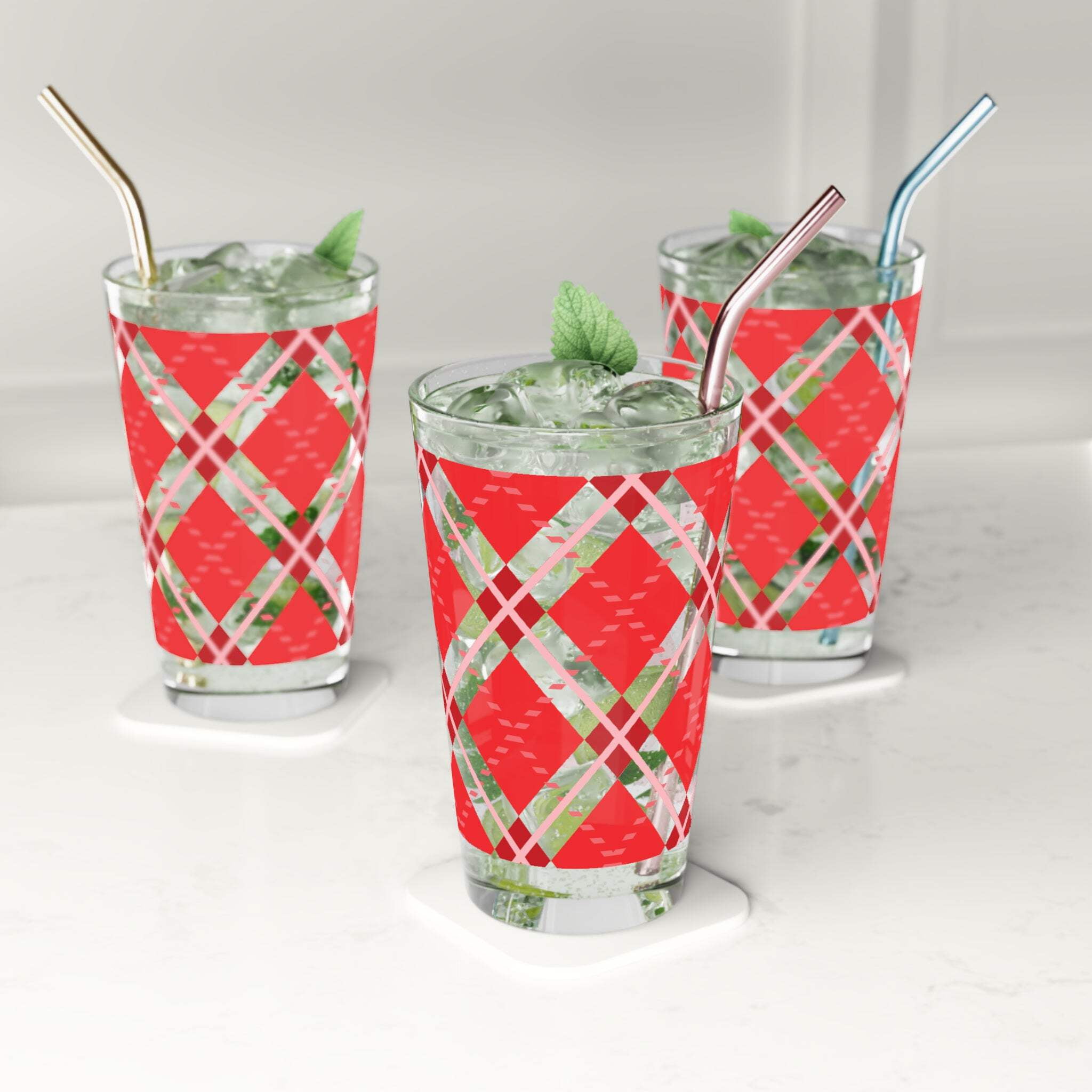 Christmas Pint Glasses, Holiday Pint Glass - Walmart.com