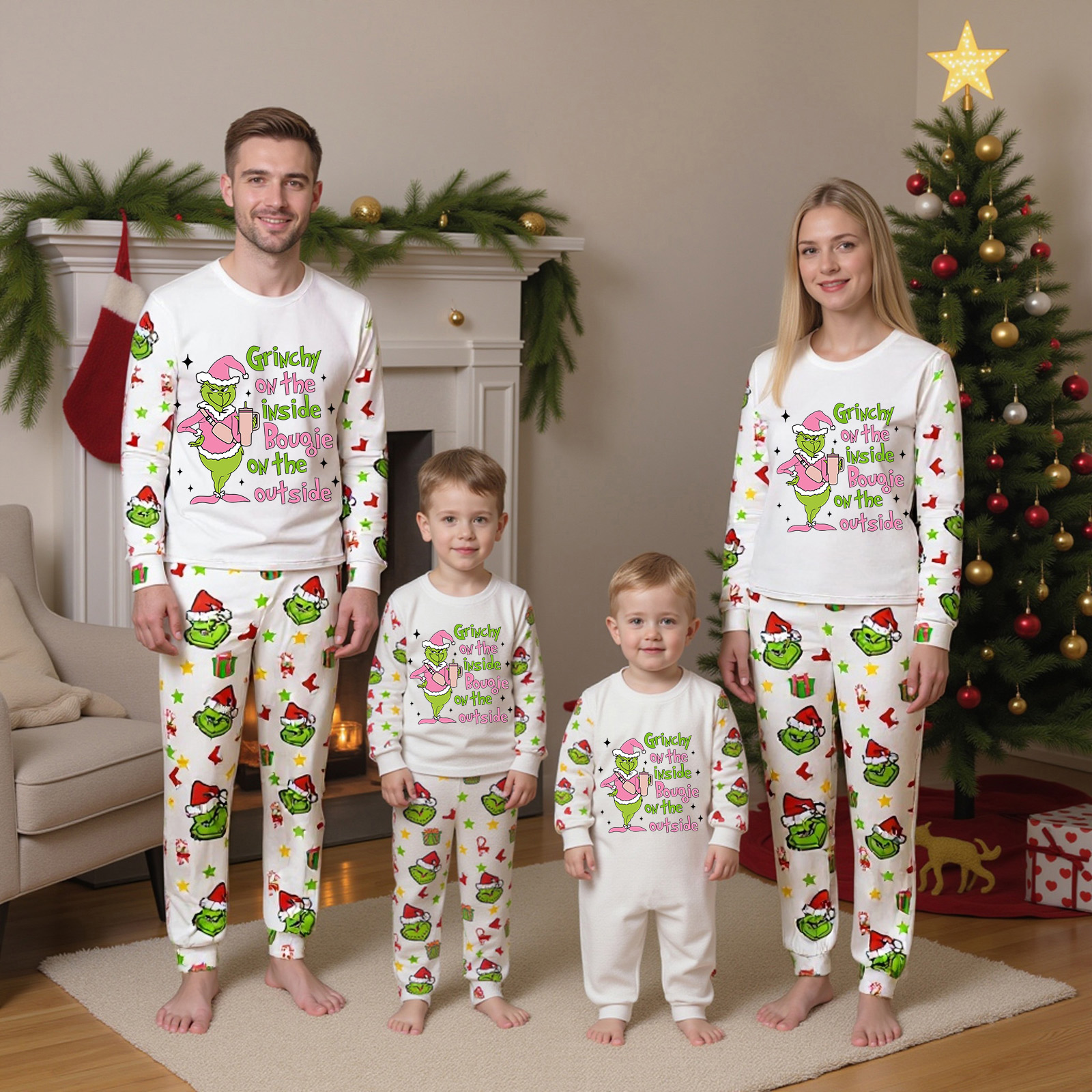 Christmas Pjs for Family, Pijamas De Navidad Para Familia 2025, Festive ...