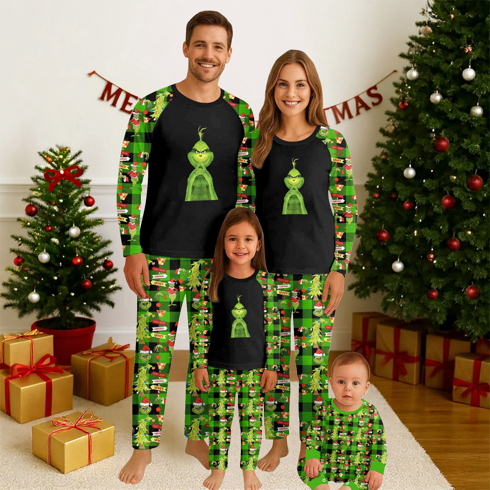 Christmas Pjs for Family, Pijamas De Navidad Para Familia 2025, Holiday ...