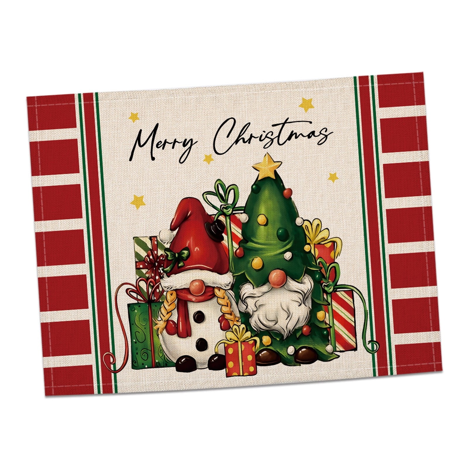 Christmas Placemat for Holiday Dining with Festive Designs, Waterproof ...