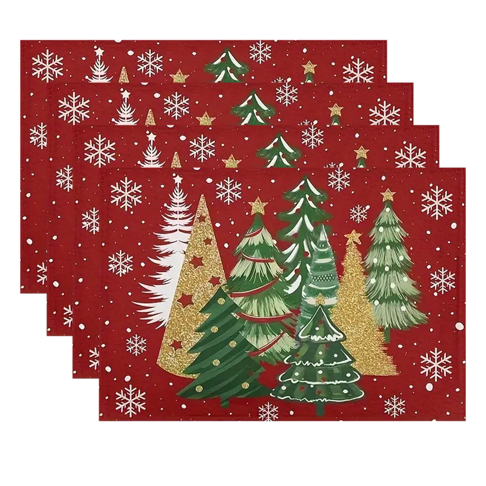 Christmas Placemat Table Mat Christmas Home Living Room Decoration ...