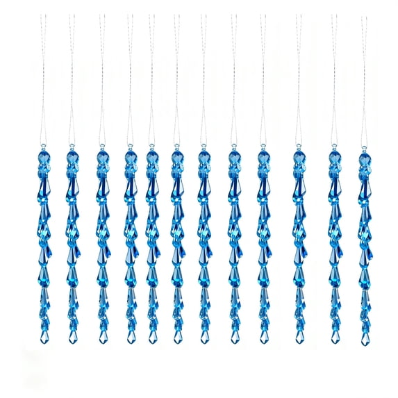 Christmas Plastic Icicle Twisted Plastic Icicle Ornaments Christmas ...