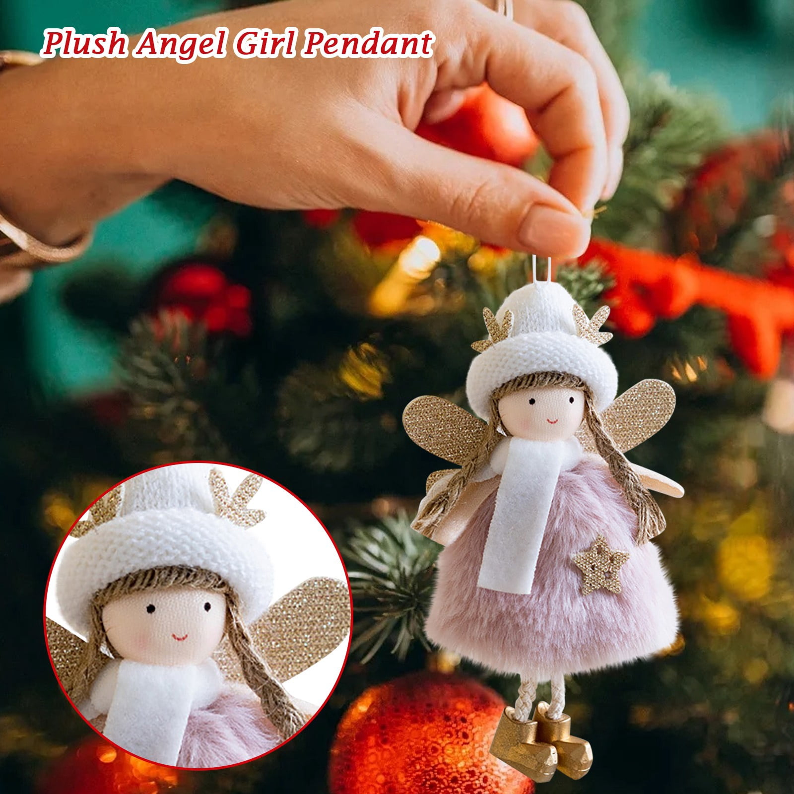 Christmas Plush Angel Christmas Angel Doll - Cute Fabric Girl Dolls ...