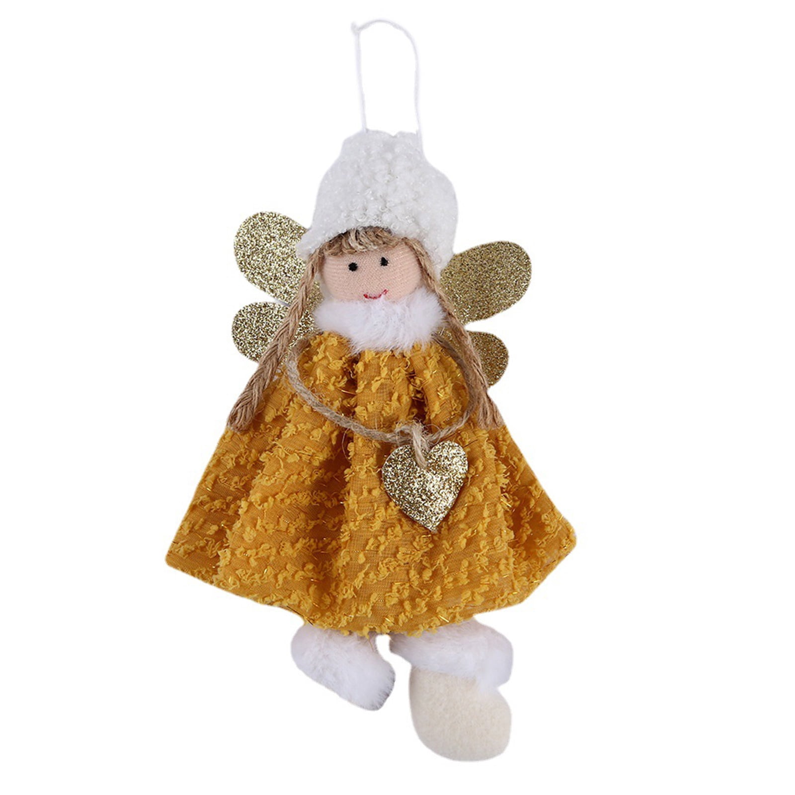 Christmas Plush Angel for Doll Pendant For Home Navided Christmas Angel ...