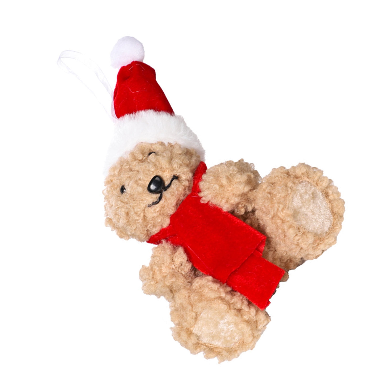 Christmas Plush Bear Ornament Cartoon Small Bear Plush Dolls Toy ...