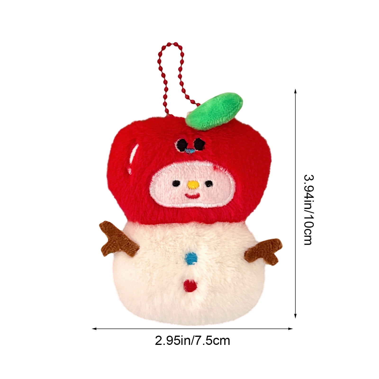 Christmas Plush Toy Ornaments - Cute Decorative Pendants for Bags, Keys ...