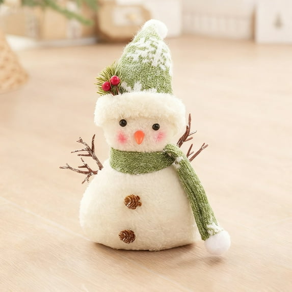 Christmas Plush Toys Plush Doll Reindeer Stuffed Animal Snowman ...