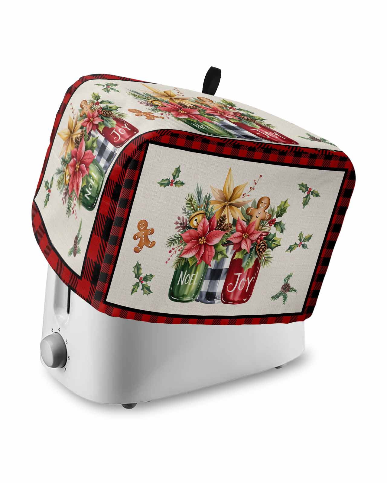 Christmas Poinsettia Small Toaster Cover 2 Slice, Kitchen Appliance ...