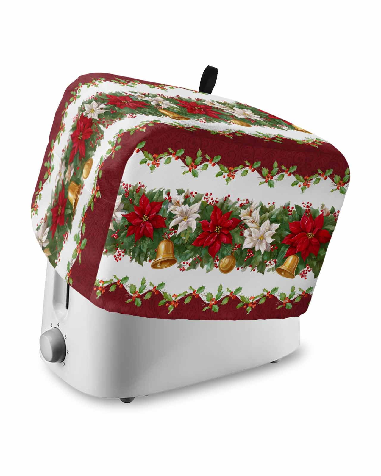 Christmas Poinsettia Toaster Cover 2 Slice, Small Kitchen Appliance ...