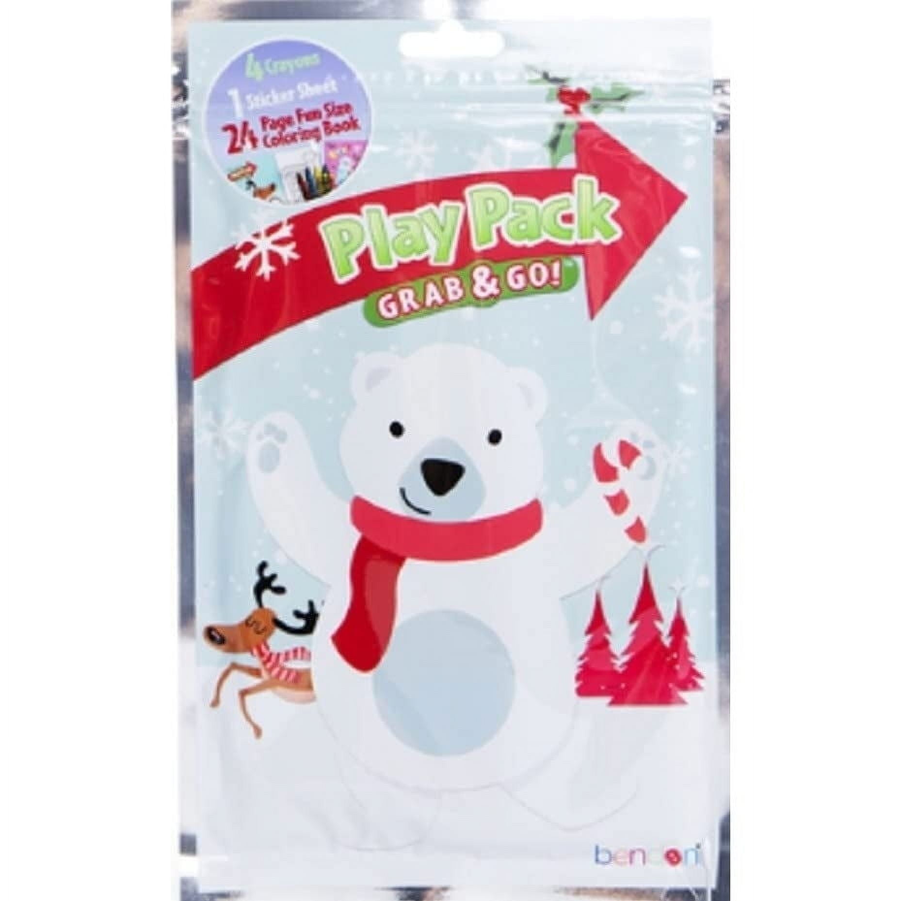 Christmas Polar Bear Grab and Go Play Pack Party Favors 12ct - Walmart.com