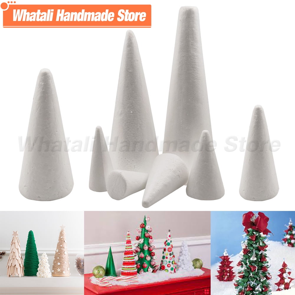 Christmas Polystyrene Styrofoam Cone Flat Foam Cone For Party ...