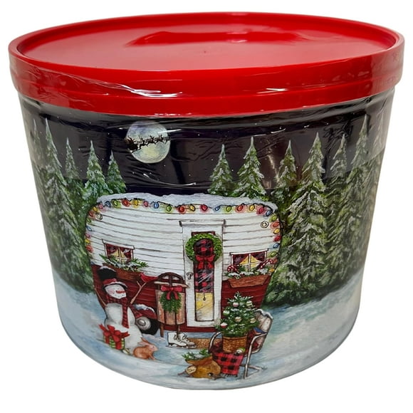 Holiday Popcorn Tins
