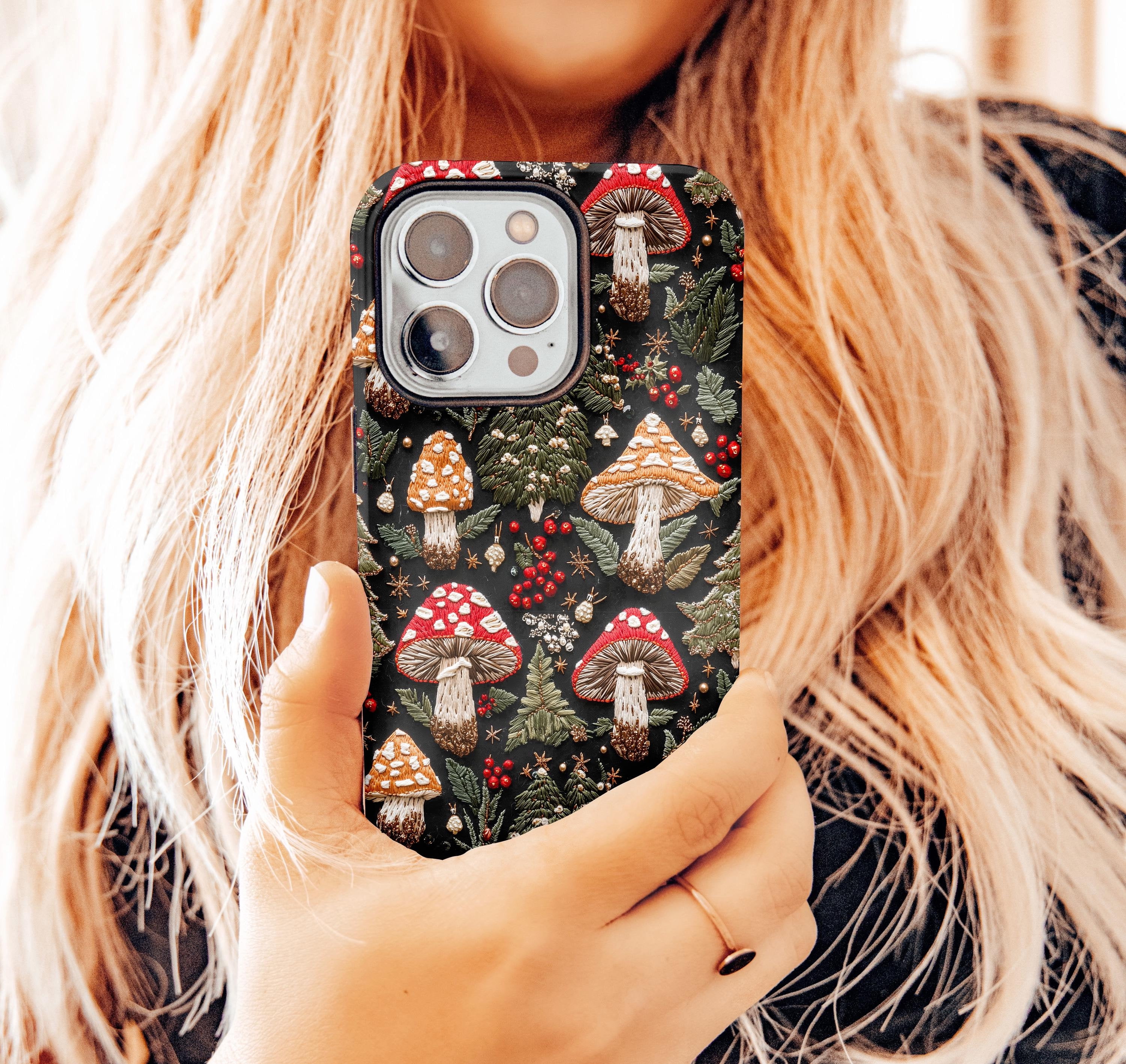 Christmas Potted Plant Phone Case Boho Botanical iPhone 17 16 15 14 13 ...