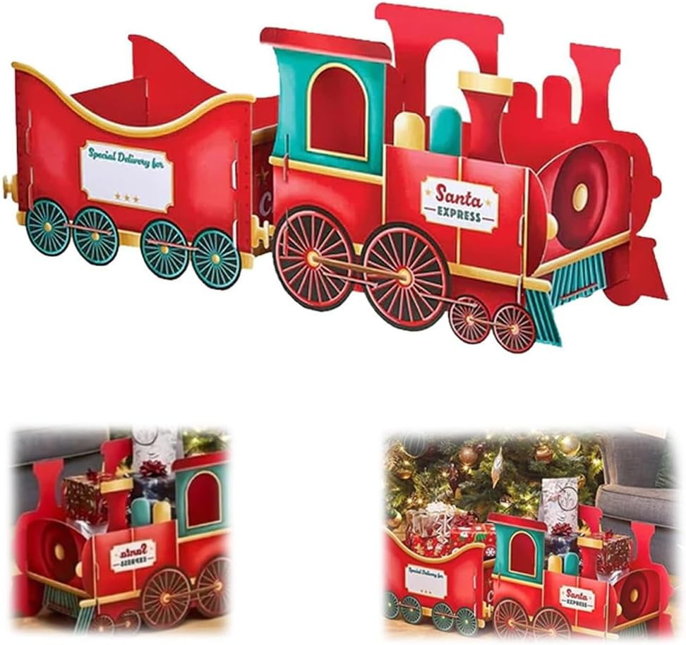 Christmas Presents Trains, Santa Gift Train Set, Holiday Cheer Delivery ...