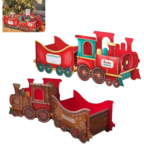 Christmas Presents Trains, Santa Gift Train Set, Holiday Cheer Delivery ...
