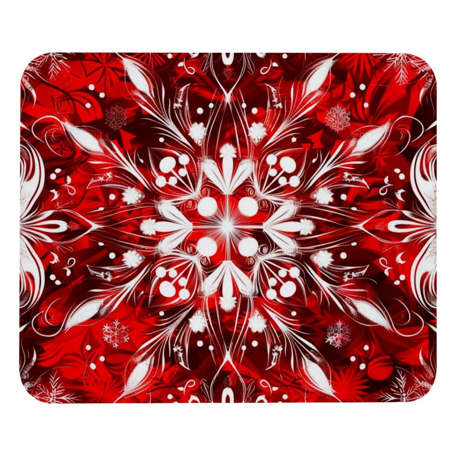 Christmas Printed Square Gaming Mouse Pad, Non-Slip Rubber Bottom Mouse ...