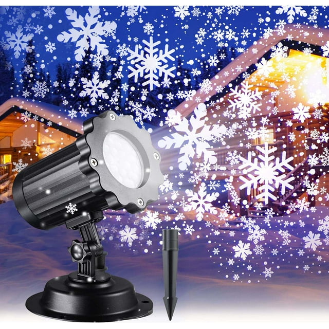 Christmas Projector Lights Outdoor with Remote Control Timer, IP65 ...
