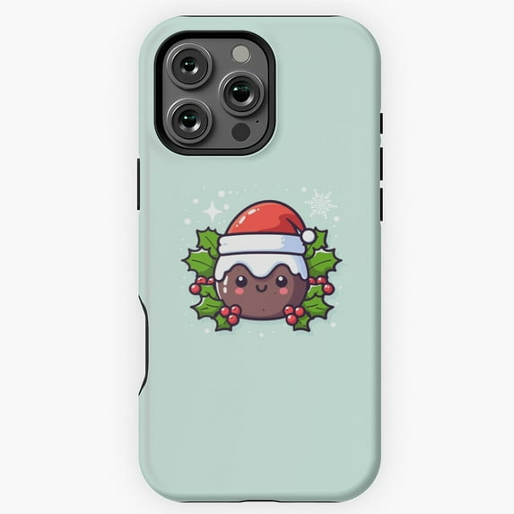 Christmas Pudding Cute Festive Holiday Dessert Phone Case Compatible ...