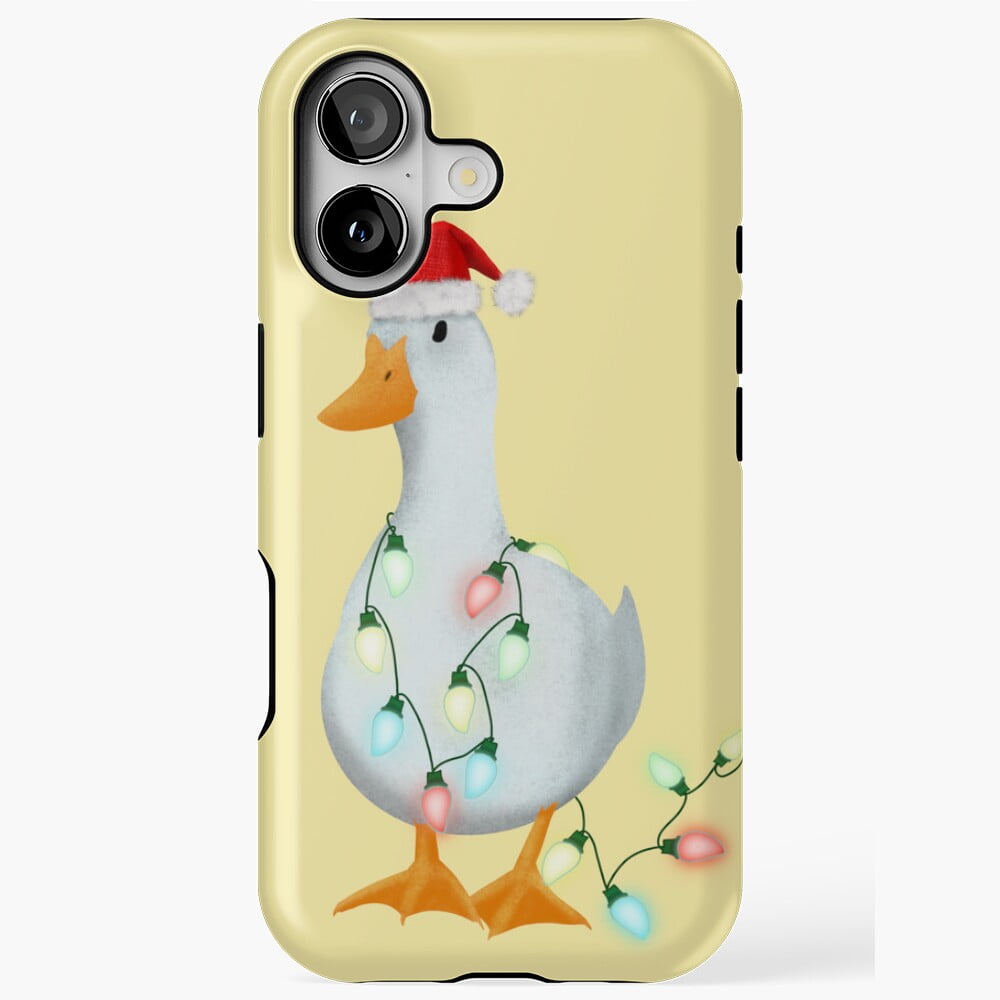 Christmas Quacker Funny Holiday Joke Phone Case 17 16 15 14 13 12 11 ...