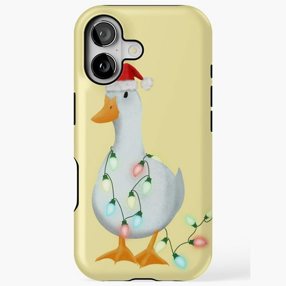 Christmas Quacker Funny Holiday Joke Phone Case 17 16 15 14 13 12 11 ...