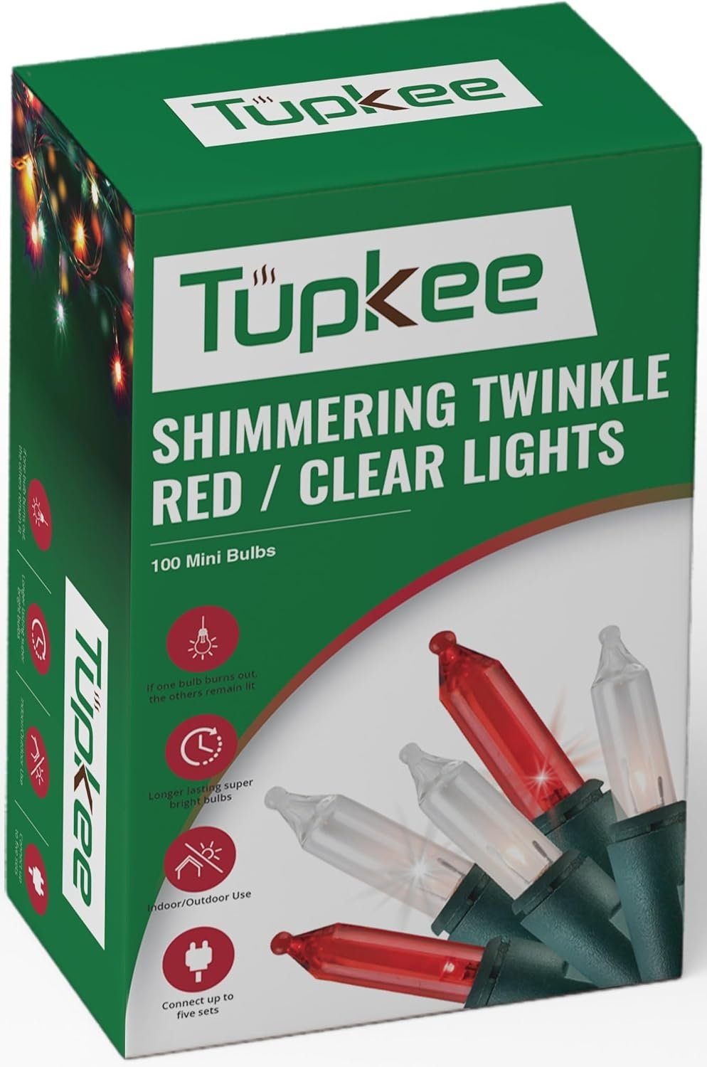 Christmas Random Shimmering Twinkle Lights - 12 of 100 Lights Twinkle ...