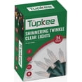 Tupkee Indoor/Outdoor Twinkle Christmas Lights - 100 Clear Bulbs, 24 ...