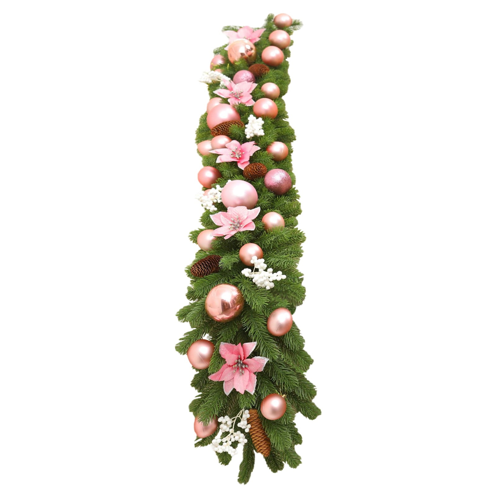 Christmas Rattan Garland,Christmas Rattan Artificial Flower Vine Plants ...