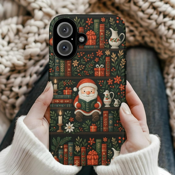 Christmas Reading Case Cozy Holiday Gifts and Candles Art Cover for ...