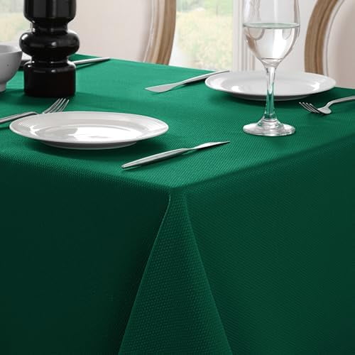 Christmas Rectangle Weaved Texture Pattern Tablecloth,Winter Jacquard ...