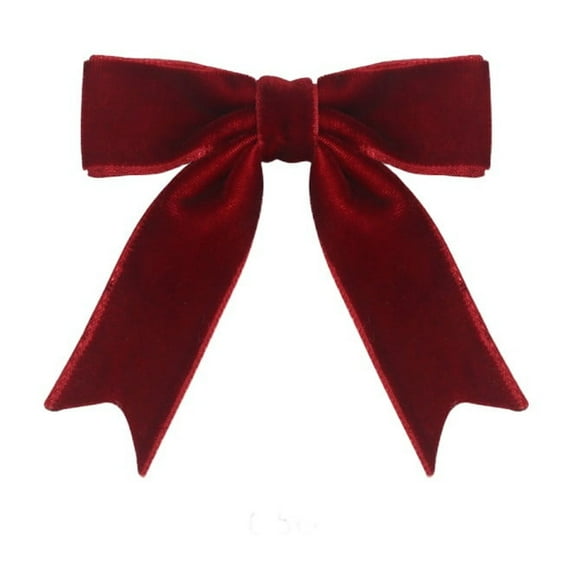 Christmas Red And Green Velvet Ribbon Bow Christmas Tree Gift Box ...