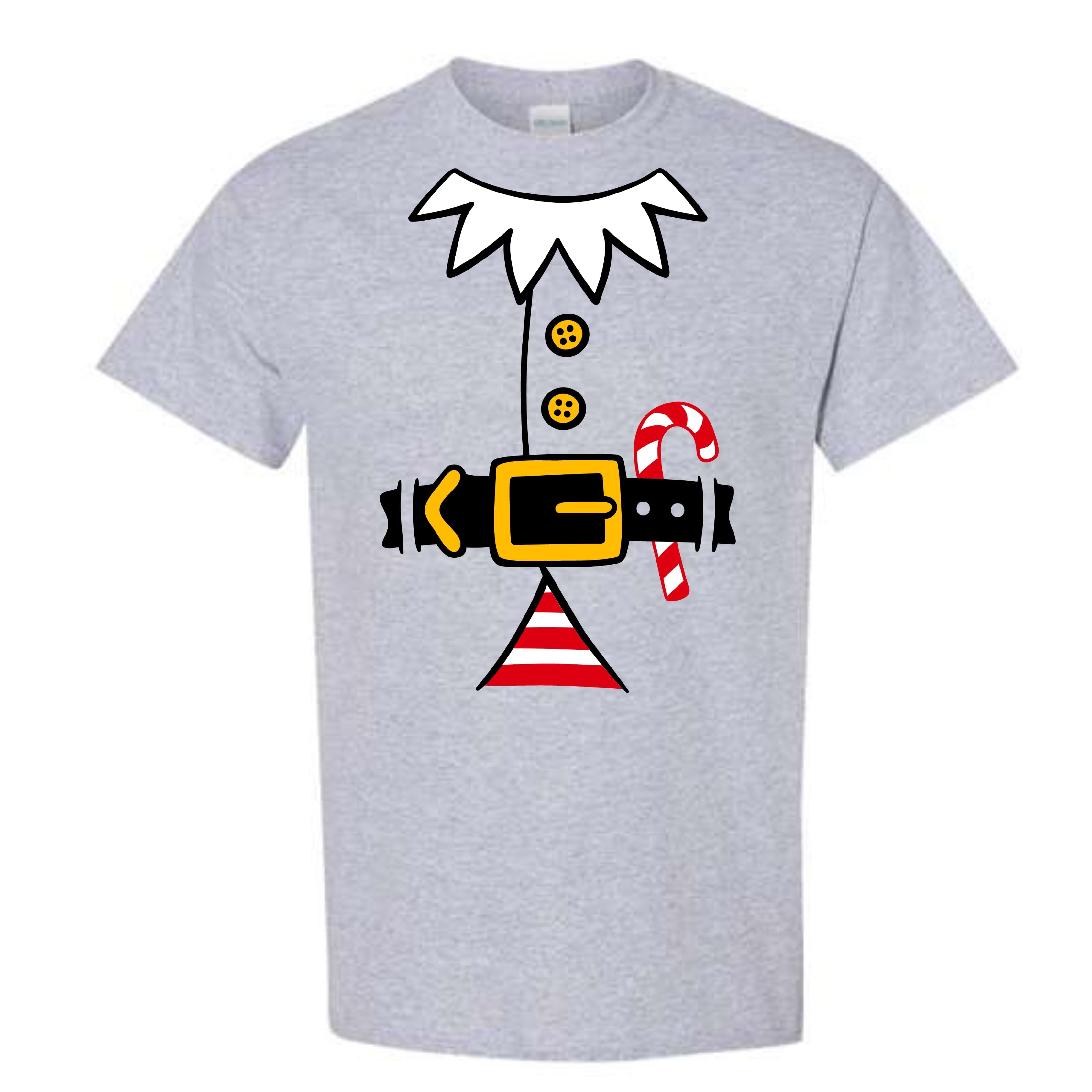 Christmas Red Elf Suit Costume T-Shirt - Walmart.com