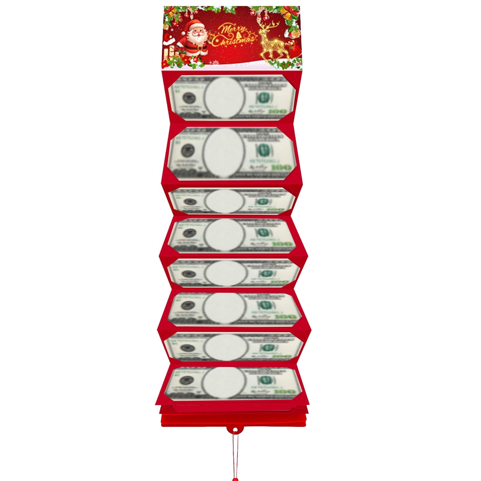 Christmas Red Envelope Gift Card Holder with Festive Design for Holiday ...