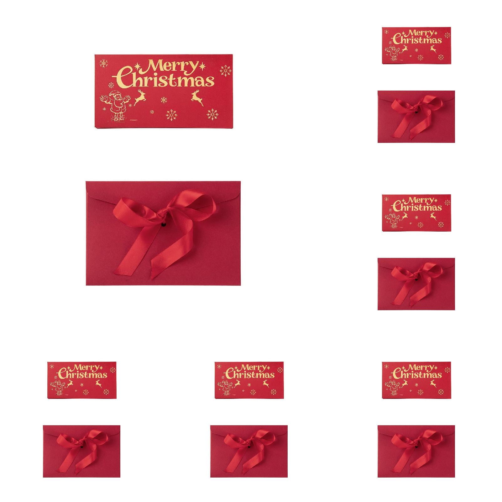 Christmas Red Envelope Money Box – 10 Card Slots Gift Storage Box with ...