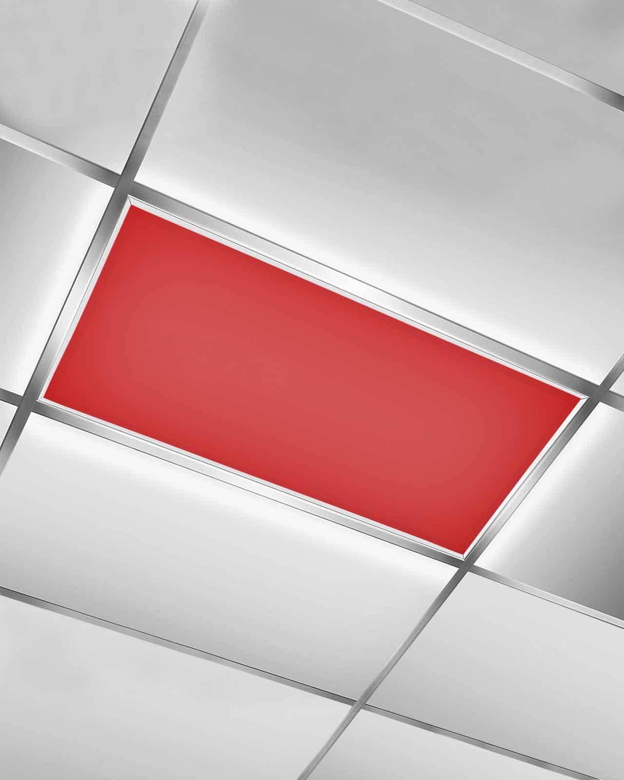 Christmas Red Fluorescent Light Covers for Ceiling Lights 4x2 feet,1 ...