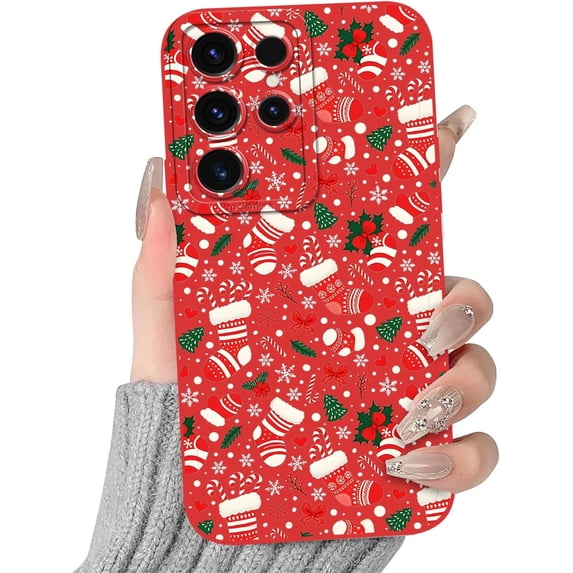 Christmas Red Print Phone Case for Samsung Galaxy A35 5G 6.6", with ...