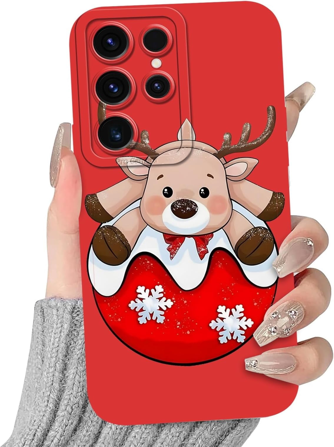 Christmas Red Print Phone Case for Samsung Galaxy A54 5G 6.4", with ...
