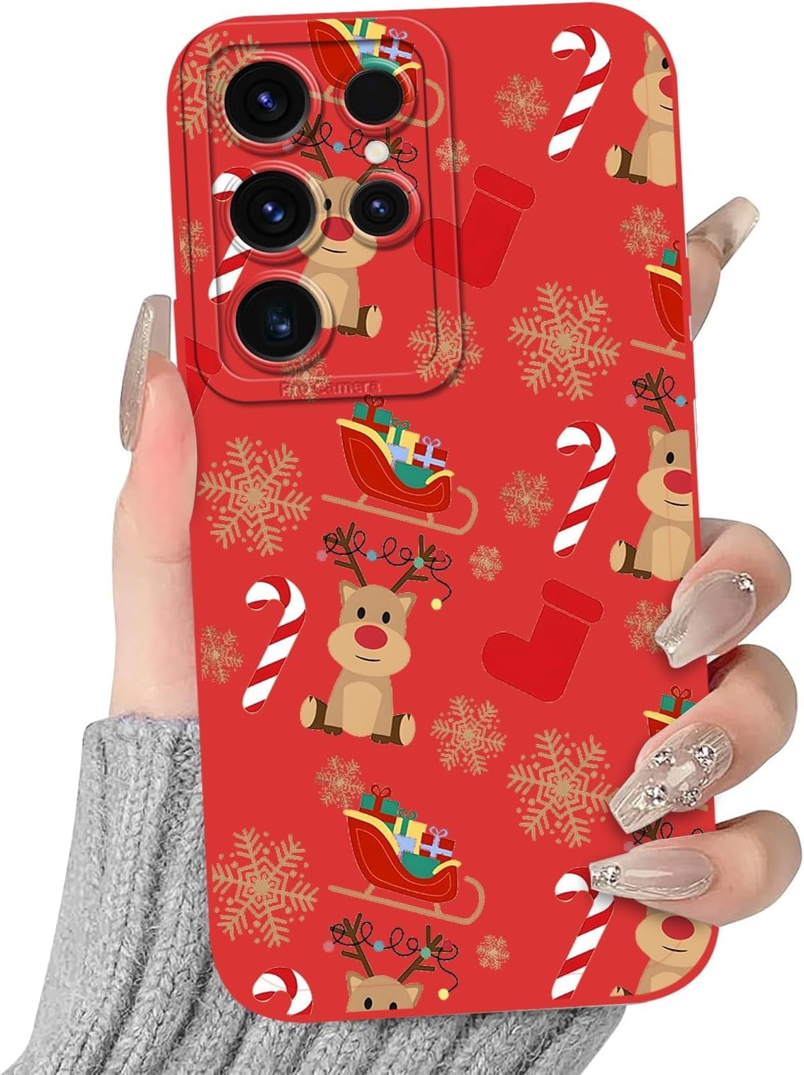 Christmas Red Print Phone Case for Samsung Galaxy S20 FE/S20 Lite 6.5 ...