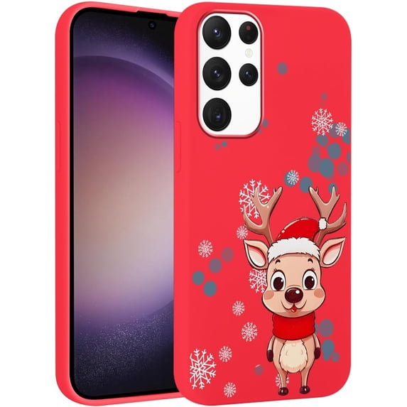 Christmas Red Print Phone Case for Samsung Galaxy S23+ 5G 6.6", with ...