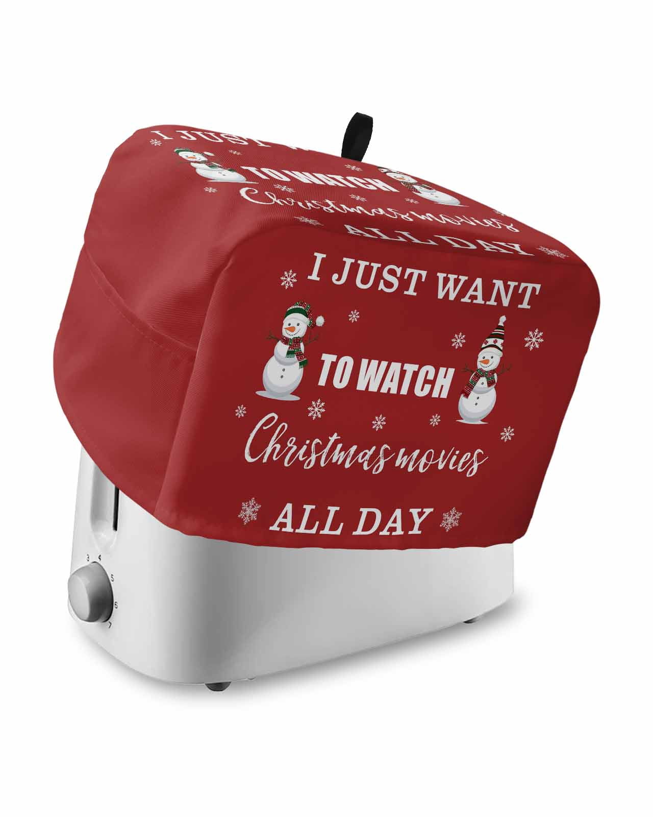 Christmas Red Small Toaster Cover 2 Slice, Kitchen Appliance Covers ...