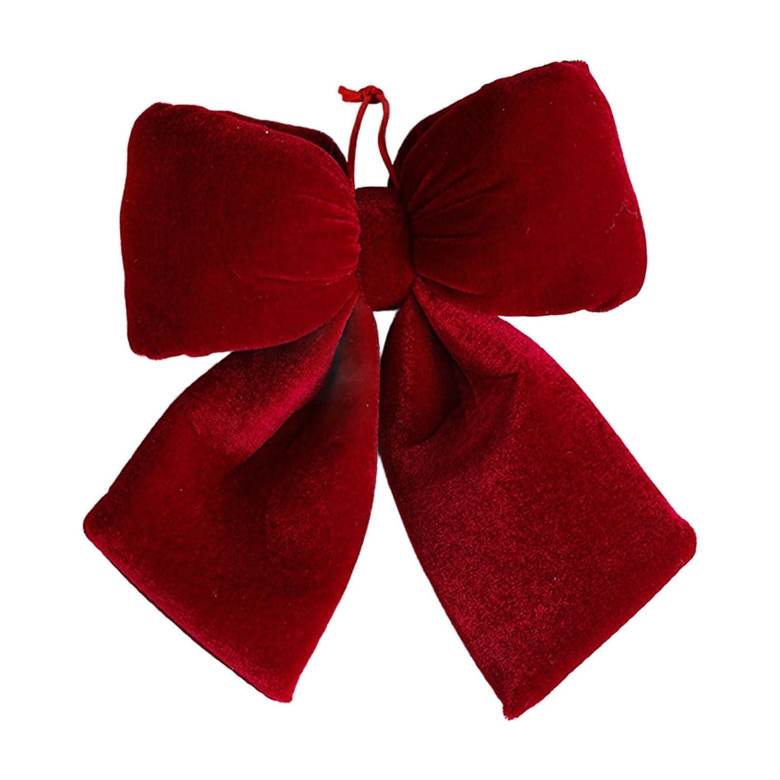 Christmas Red Wreath Bows, Decorative Red Bows, Velvet Bow for ...