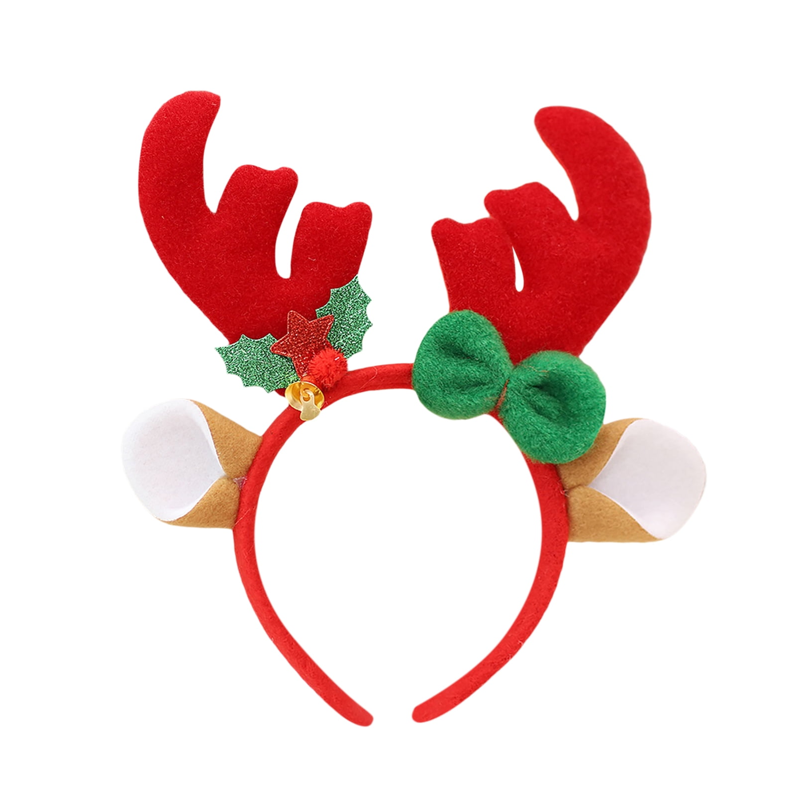 Christmas Reindeer Antler Headbands Xmas Headband Sparkly Antlers Hair ...