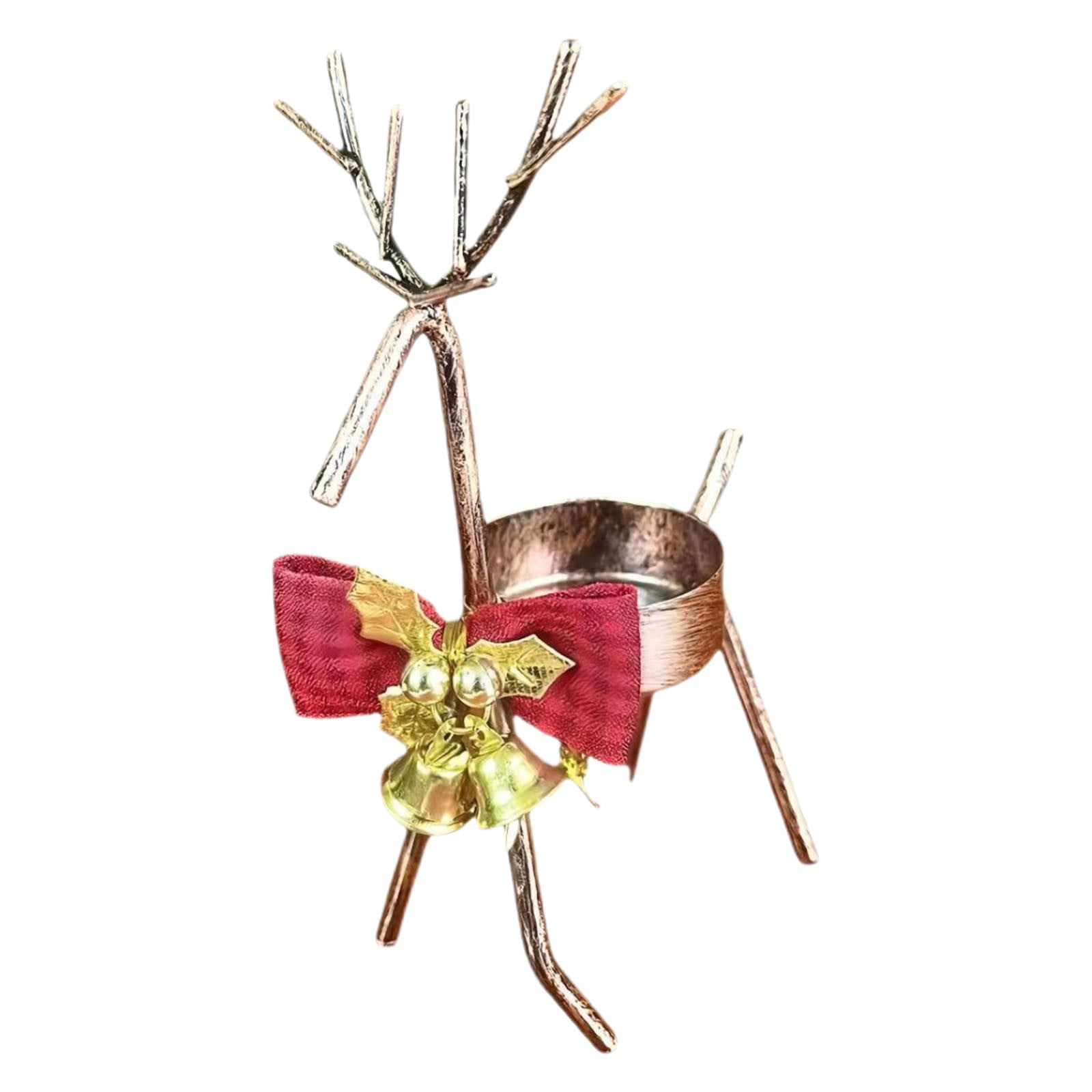 Christmas Reindeer Candlestick Reindeer Tea Lamp Deer Candlestick ...
