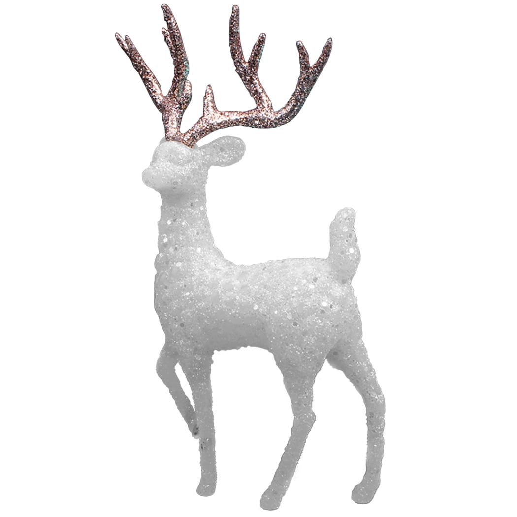 Christmas Reindeer Figurine Standing Modern Reindeer Sculpture Deer ...