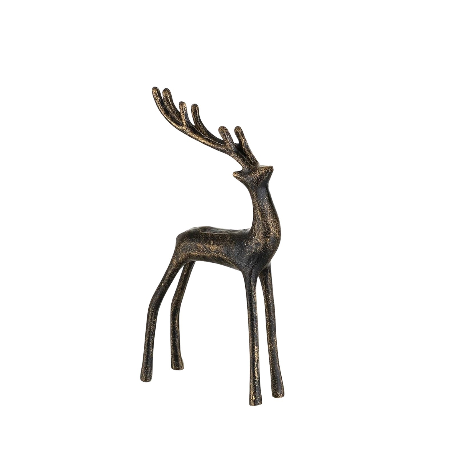 Christmas Reindeer Figurines for Centerpieces: Black Iron Reindeer ...