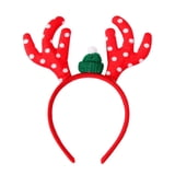 Christmas Reindeer Headband Festive Hair Accessories for Kids Holiday ...