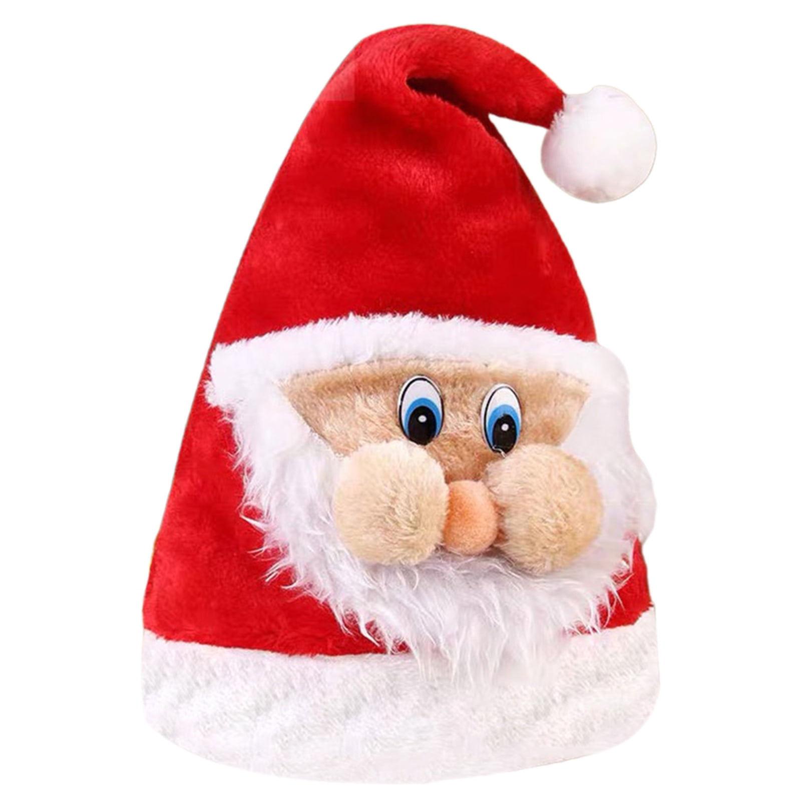 Christmas Reindeer Santa Hat Festival Props Santa Caps Holiday ...
