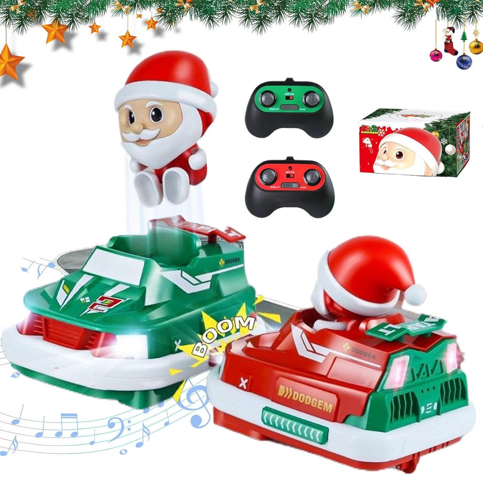 Christmas Remote Control Bumper Car Game, Wireless Remote Control ...