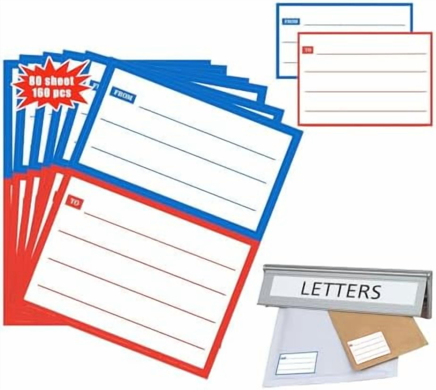 Christmas to from Return Address Mailing Labels 160pcs Blank Mail ...