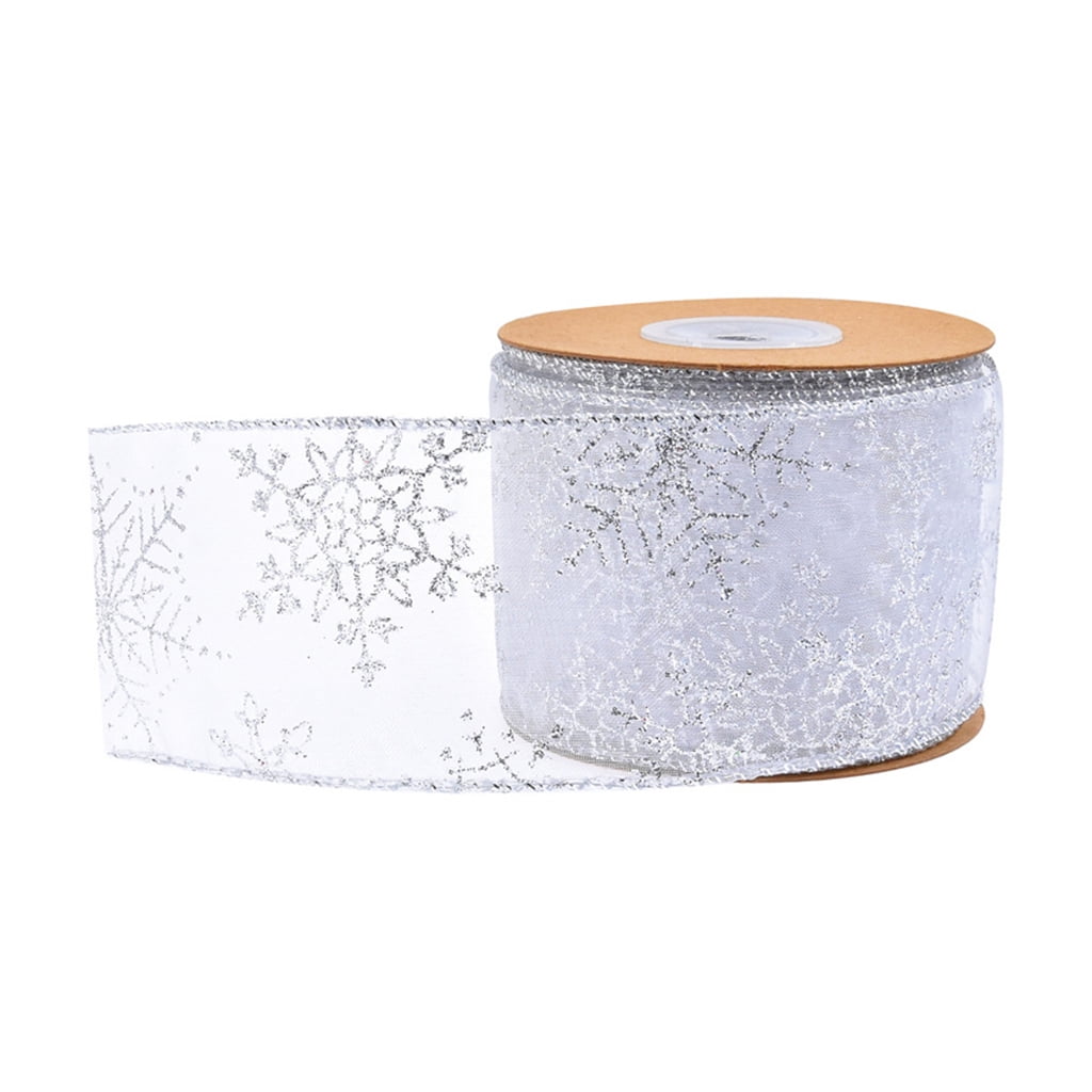 Christmas Ribbon Double Wired Edge Ribbon Printed Grosgrain Ribbons for ...