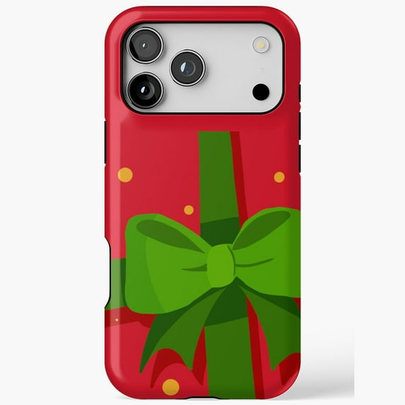 Christmas Ribbon Holiday Festive Pattern for iPhone 11 12 13 14 15 16 ...